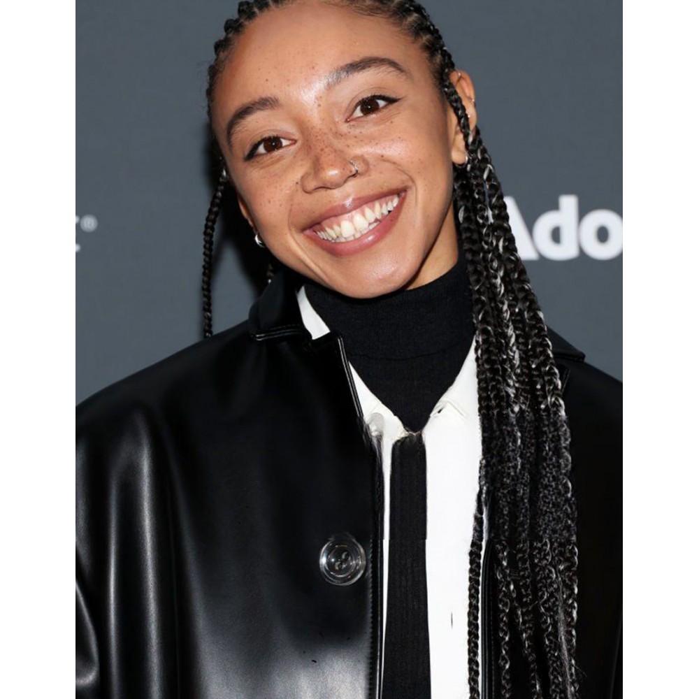 Earth Mama 2023 Savanah Leaf Leather Coat | AmericaSuits